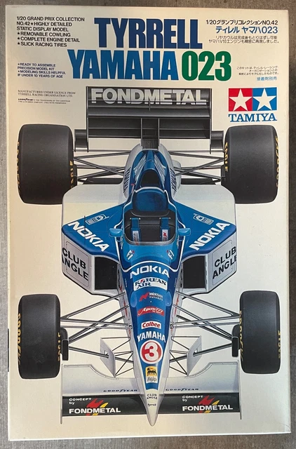 TAMIYA FORMEL 1 Tyrrell Yamaha 023 1:20 Bausatz # 20042 highly detailed EUR 30,00 - PicClick DE
